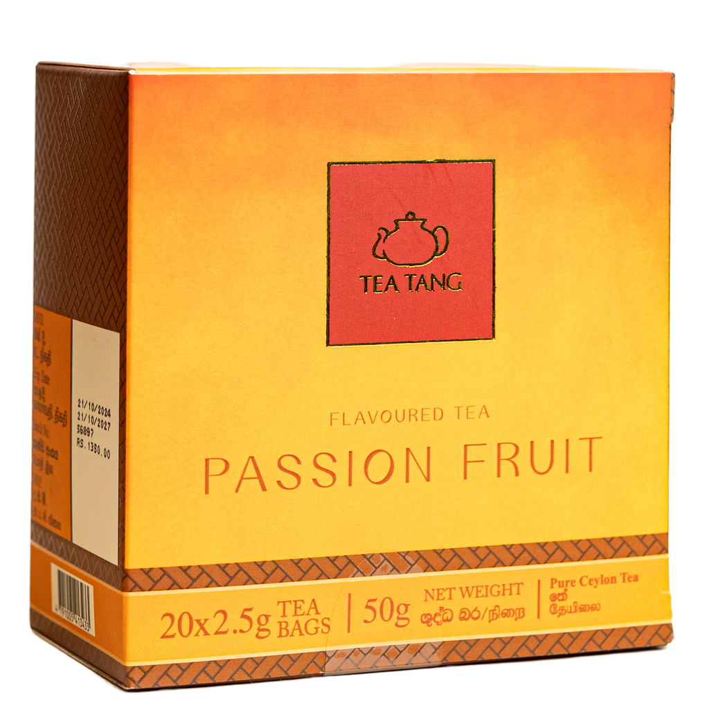 PASSION FRUIT FLAVOURED TEA FBOP (20.2.5G) 50G – Tea Tang (Pvt) Ltd
